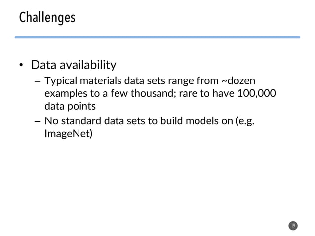 Machine learning for materials design: opportunities, challenges, and ...