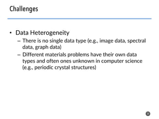 Machine learning for materials design: opportunities, challenges, and ...