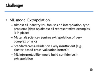 Machine learning for materials design: opportunities, challenges, and methods | PDF