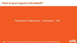 Payments cycle for Paytm Mall shop | PPT
