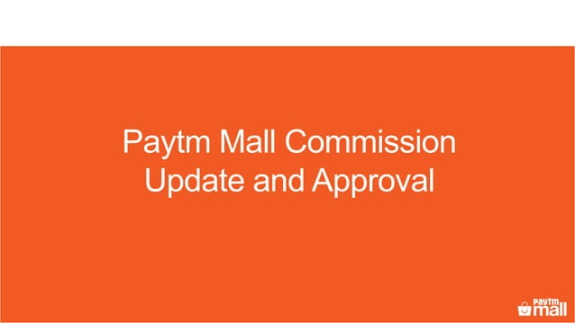 Payments cycle for Paytm Mall shop | PPT