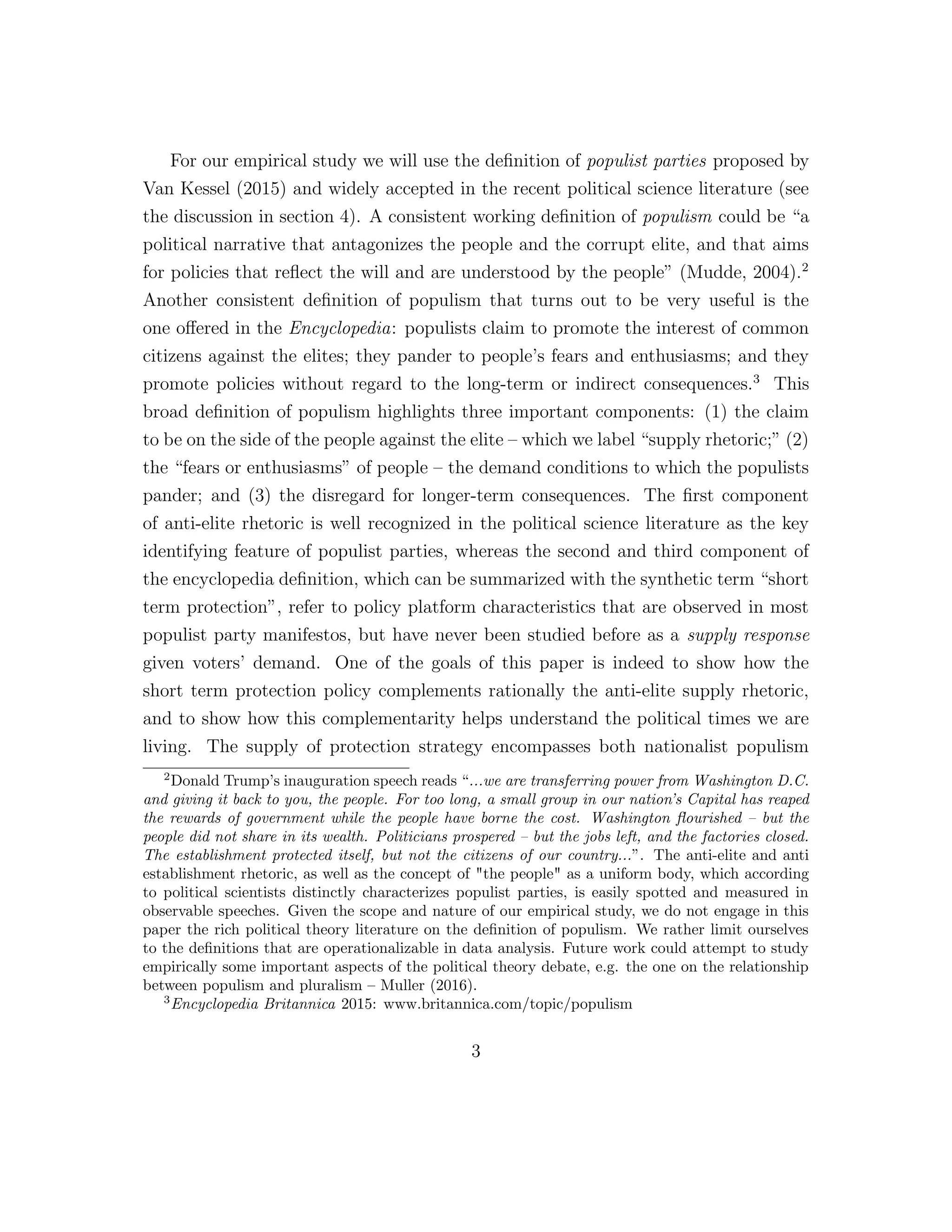 Populism: Demand and Supply | PDF