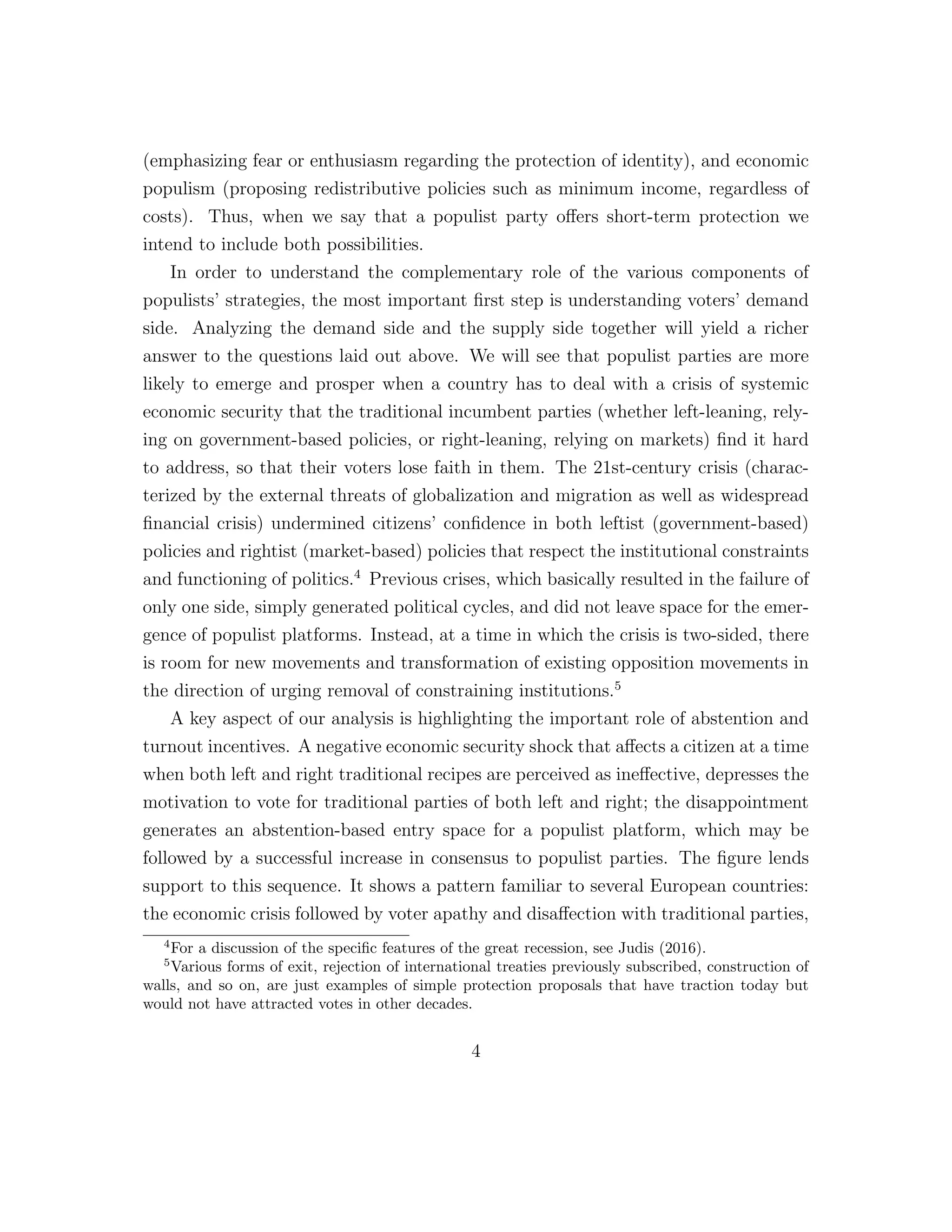 Populism: Demand and Supply | PDF