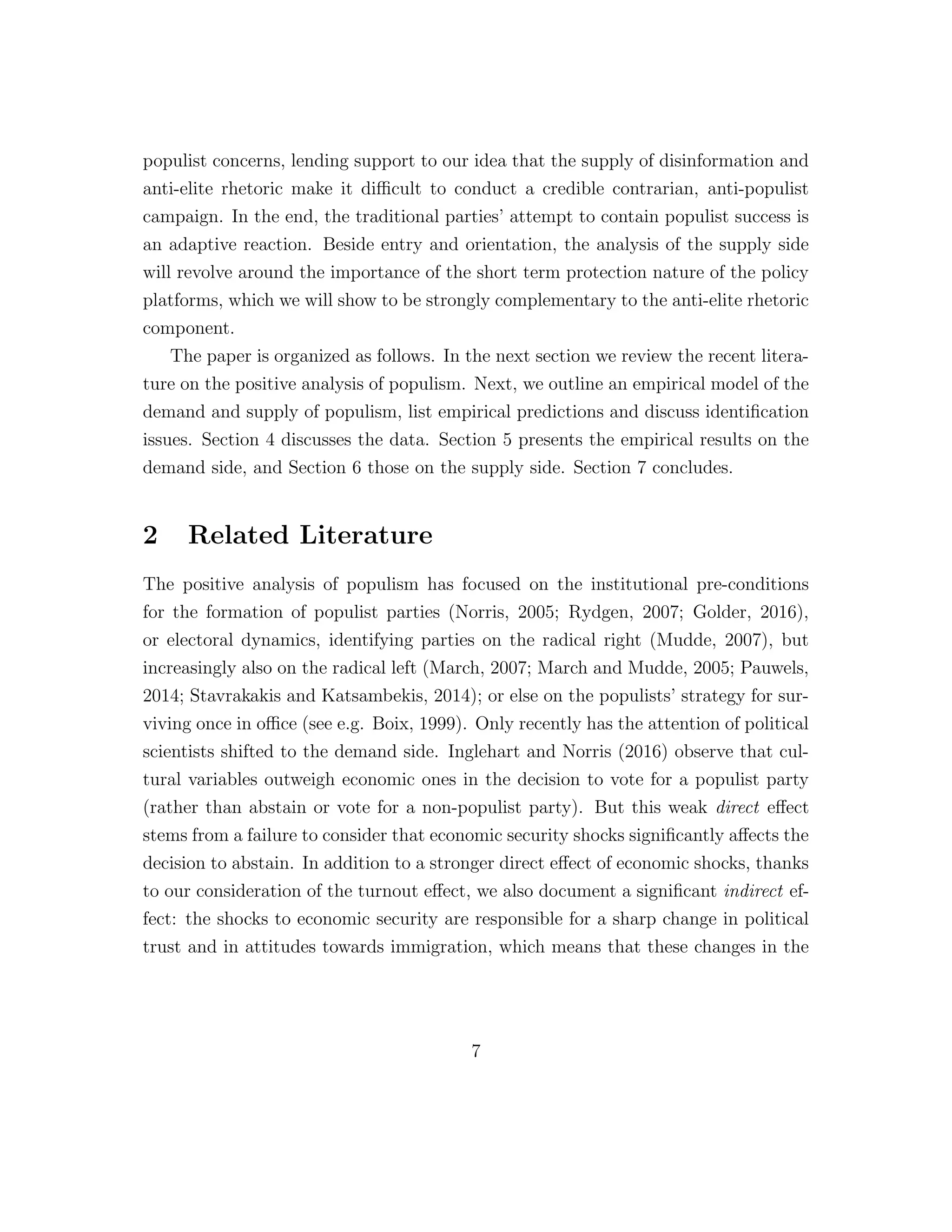Populism: Demand and Supply | PDF