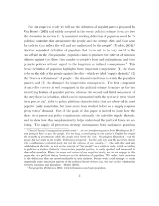 Populism: Demand and Supply | PDF