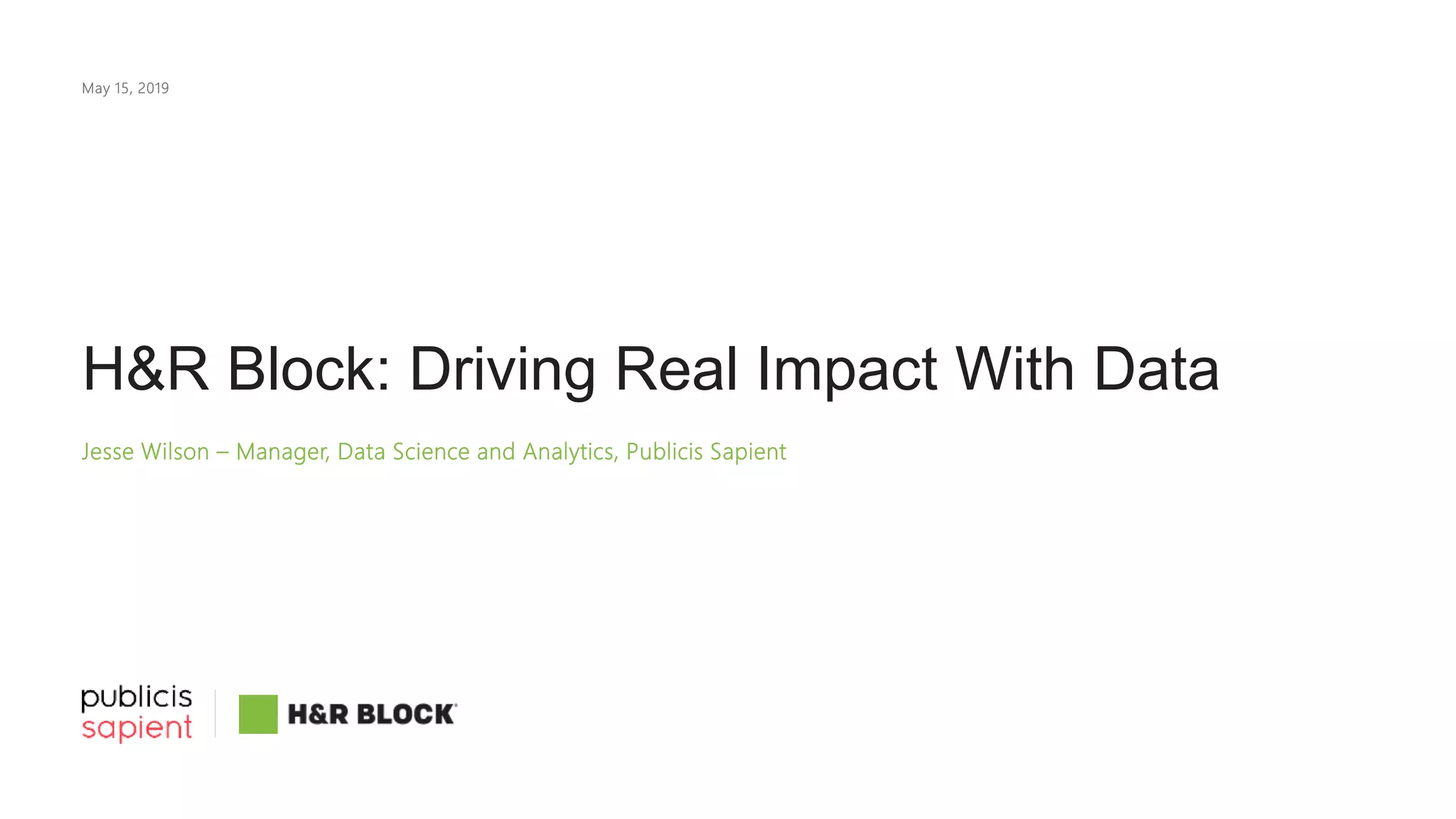 Driving Impact with Data | PPTX