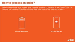 Order processing using own invoice for Paytm Mall Shop | PPT
