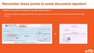 Documents required for signup process | PPT
