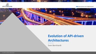 Evolution of API-driven architectures | PPT