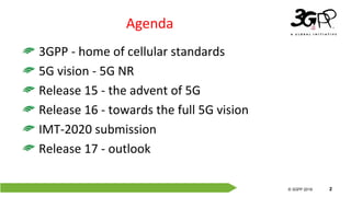5G Standards: 3GPP Release 15, 16, and beyond | PDF