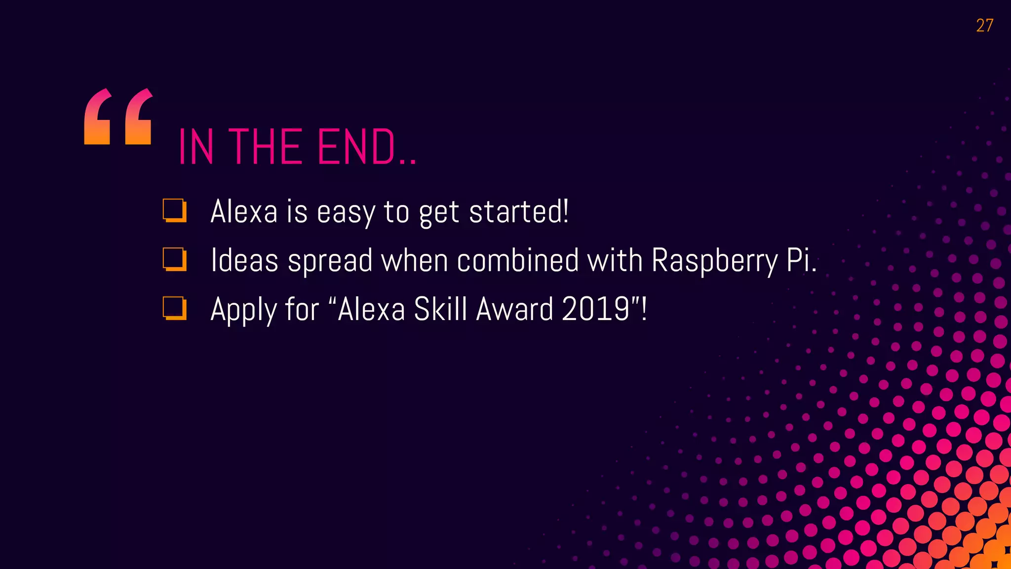 Getting Started with Amazon Alexa on the Raspberry Pi | PPTX