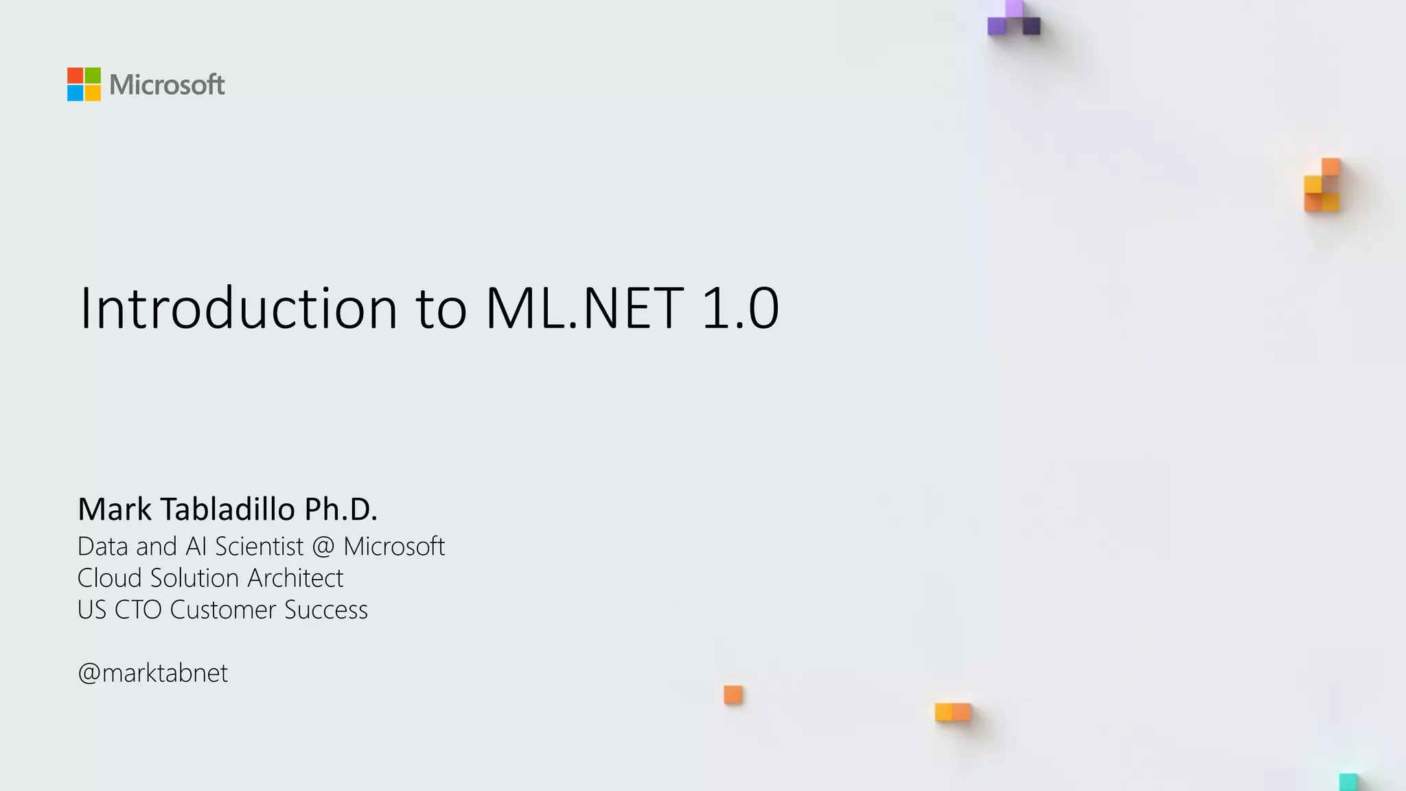 201906 01 Introduction to ML.NET 1.0 | PDF | Technology & Computing