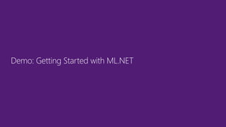 201906 01 Introduction to ML.NET 1.0 | PDF | Technology & Computing