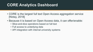 CORE Analytics Dashboard | PPTX