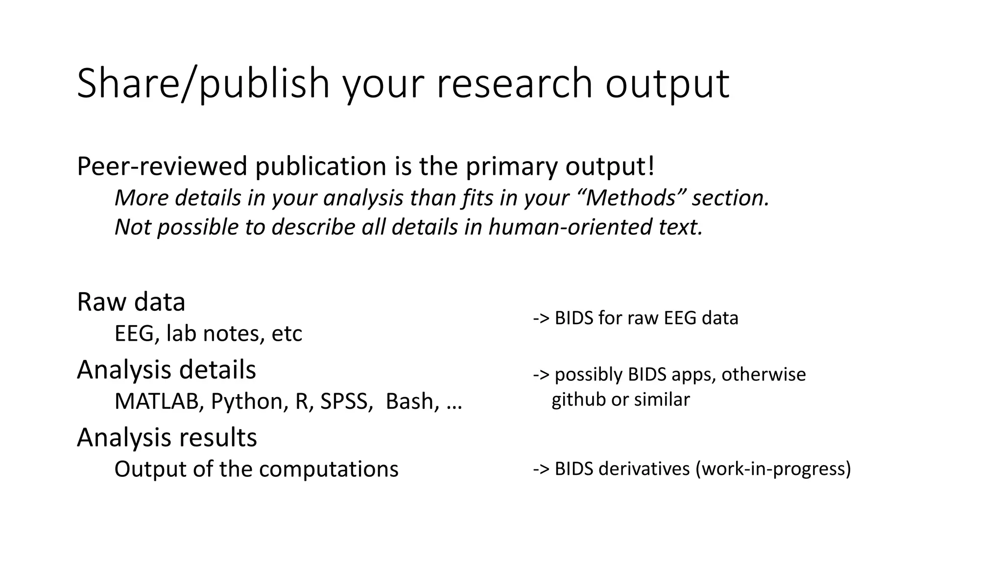 Organizing EEG data using the Brain Imaging Data Structure | PPTX | Computing | Technology ...