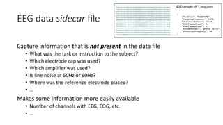 Organizing EEG data using the Brain Imaging Data Structure | PPTX ...
