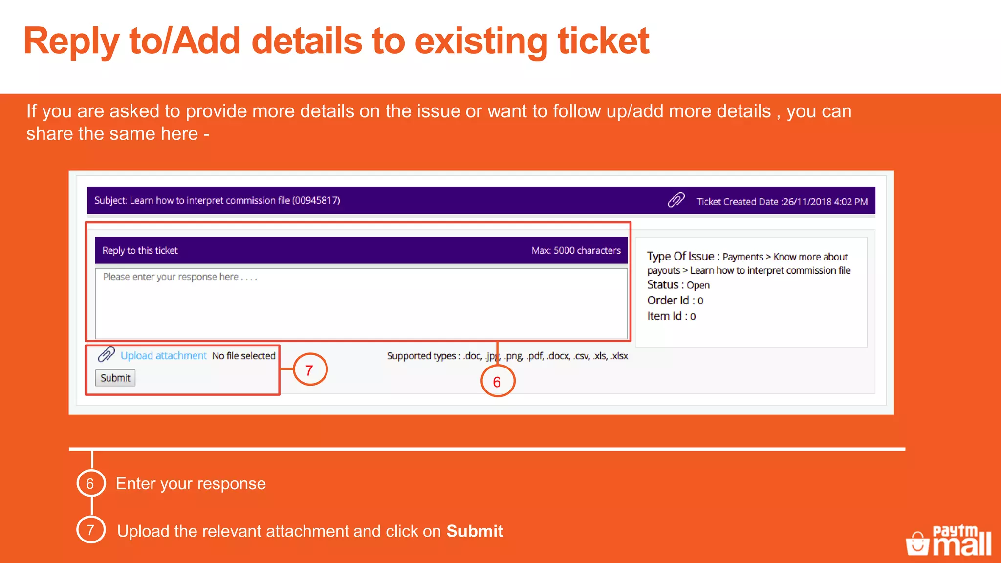 Raise a ticket and check its status | PDF
