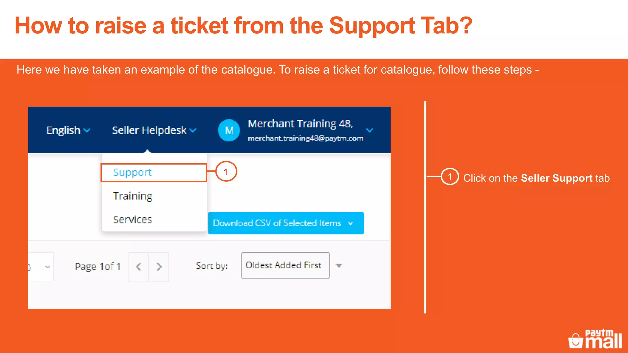 Raise a ticket and check its status | PDF