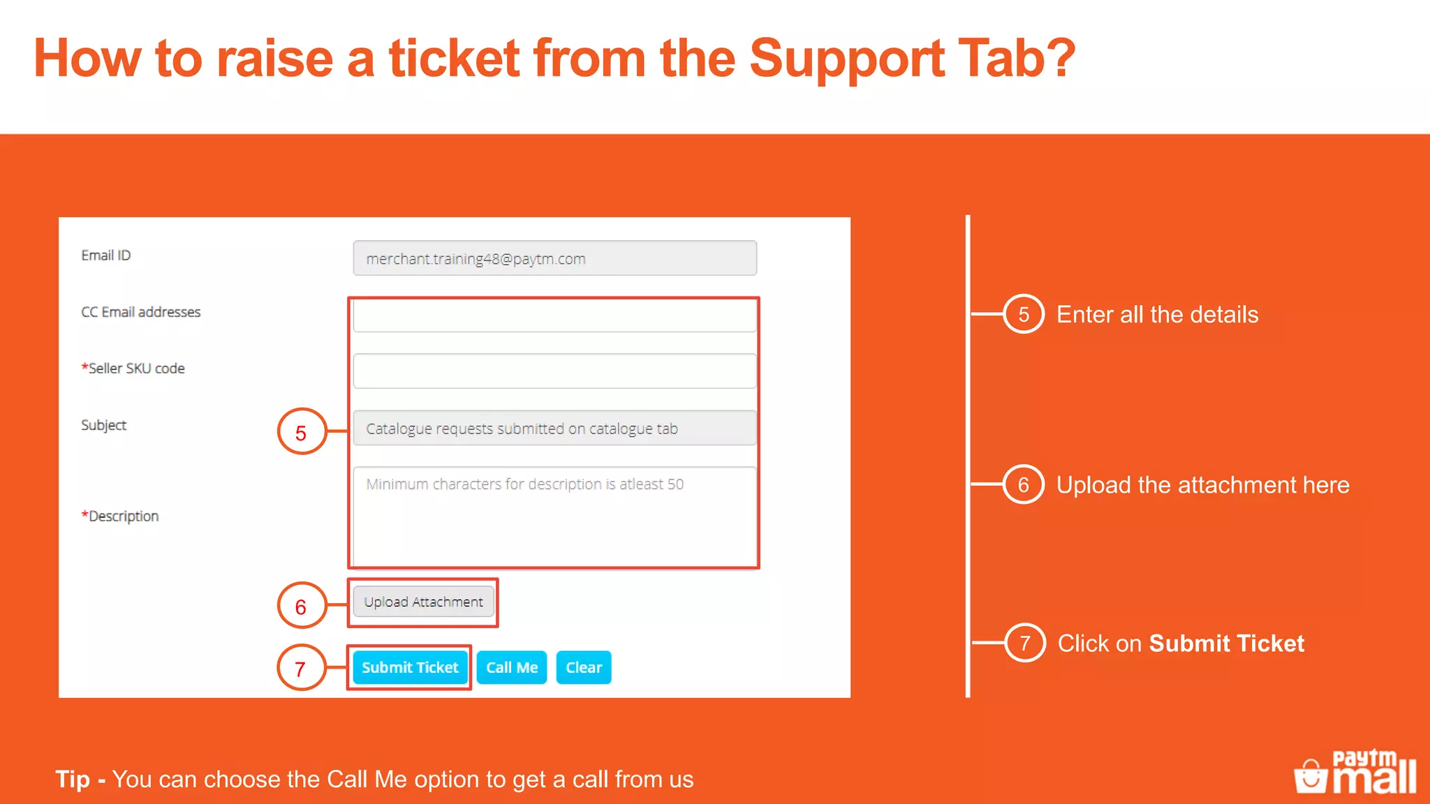 Raise a ticket and check its status | PDF