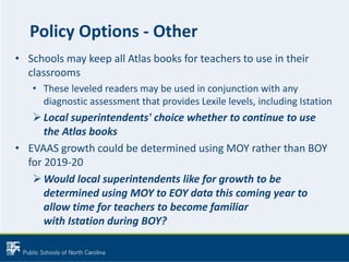 NC DPI Read to Achieve Update to Superintendents' Quarterly Meeting | PPT
