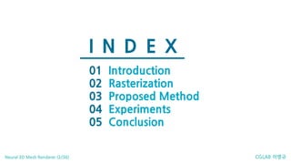 (Paper Review)Neural 3D mesh renderer | PDF