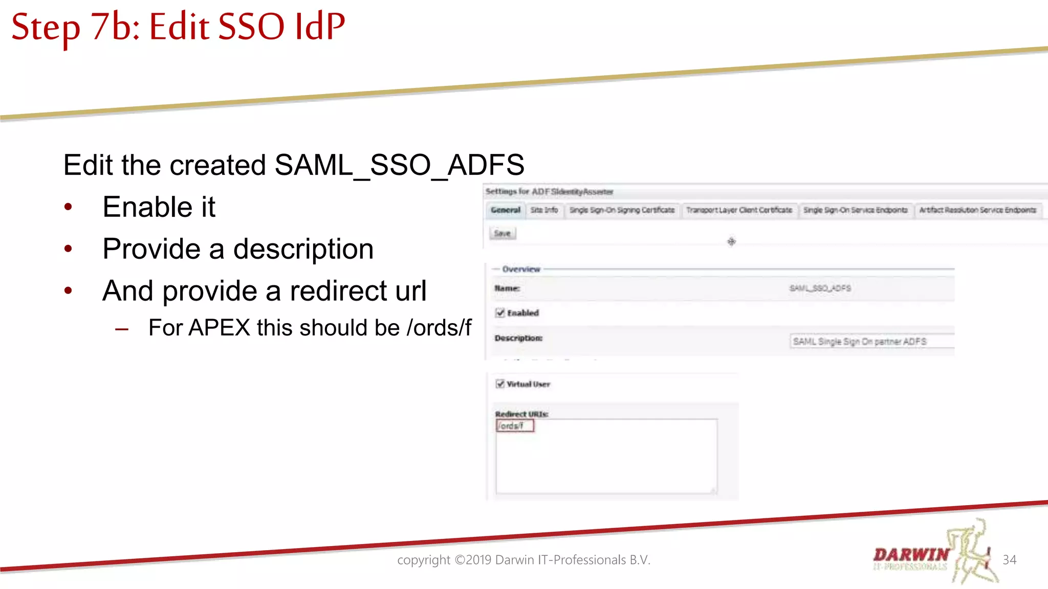 SSO With APEX and ADFS the weblogic way | PPTX