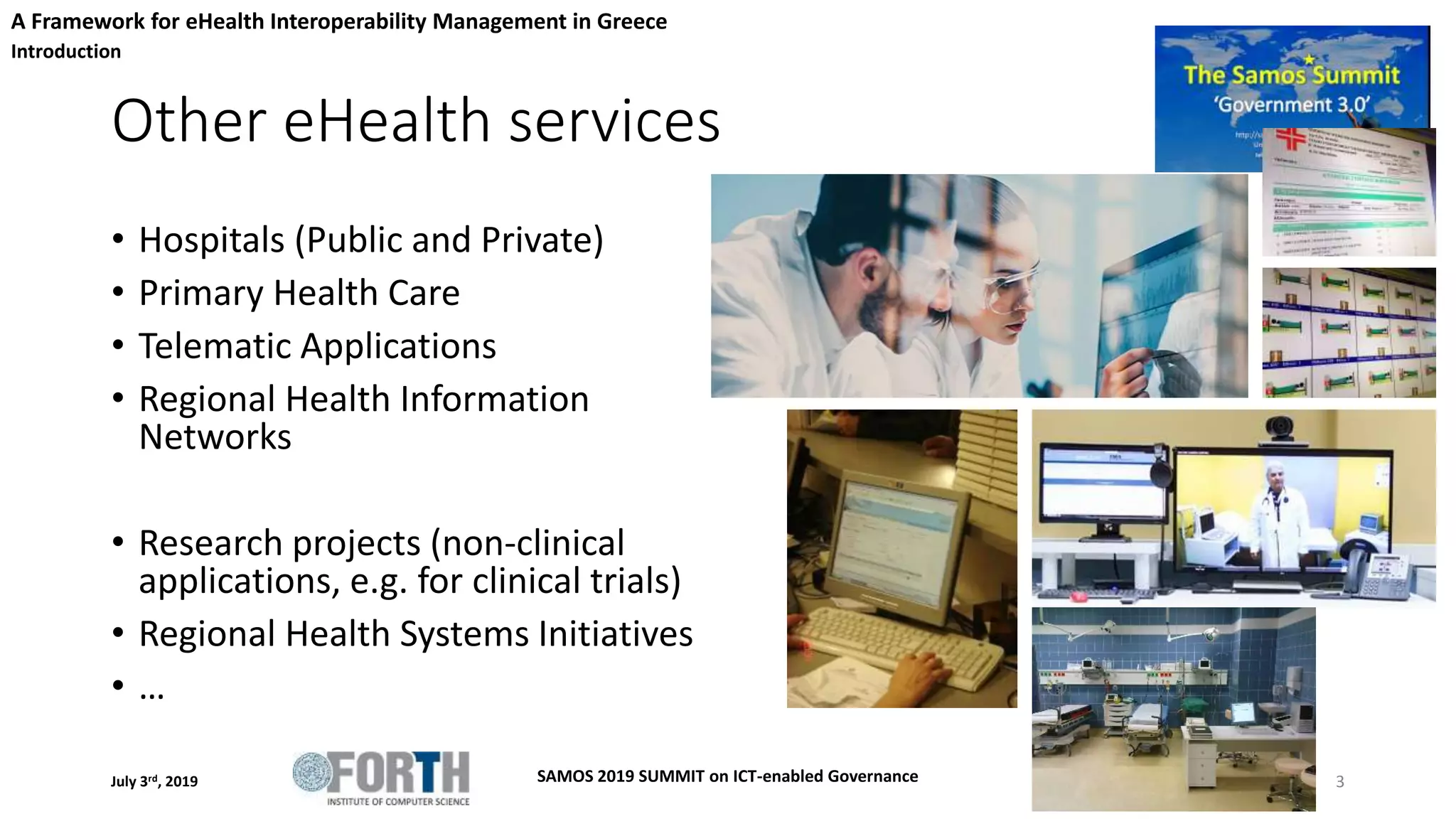 A Framework for eHealth Interoperability Management in Greece | PPT