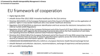 A Framework for eHealth Interoperability Management in Greece | PPT