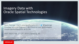 20190704_AGIT_Georaster_ImageryData_KPatenge | PPT