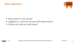 DECODER Project Presentation to the Advisory Board | PDF | Databases | Computer Software and ...