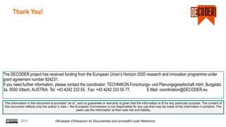 DECODER MyThaiStar Use Case | PPT