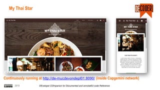 DECODER MyThaiStar Use Case | PPT