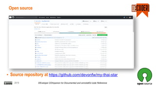 DECODER MyThaiStar Use Case | PPT