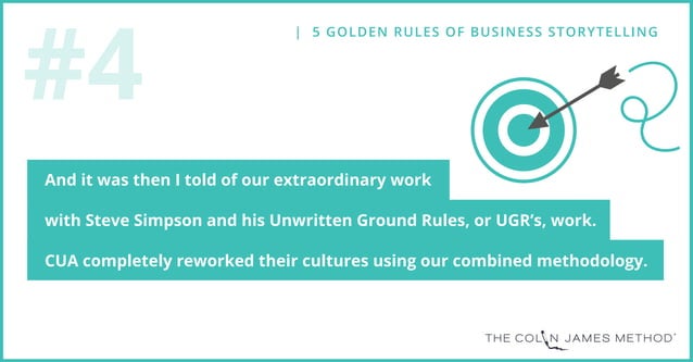 The Colin James Method® - 5 Golden Rules Of Business Storytelling | PPT