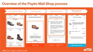 Paytm mall shop overview | PPT
