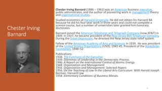 The Functions of the Executive Barnard - Chapter 1 to 6 | PPTX