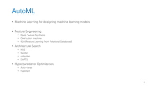 201907 AutoML and Neural Architecture Search | PPT