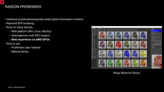 201907 Radeon ProRender2.0@Siggraph2019 | PPT