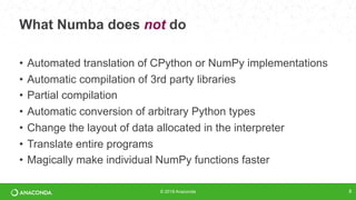 SciPy 2019: How to Accelerate an Existing Codebase with Numba | PDF | Programming Languages ...