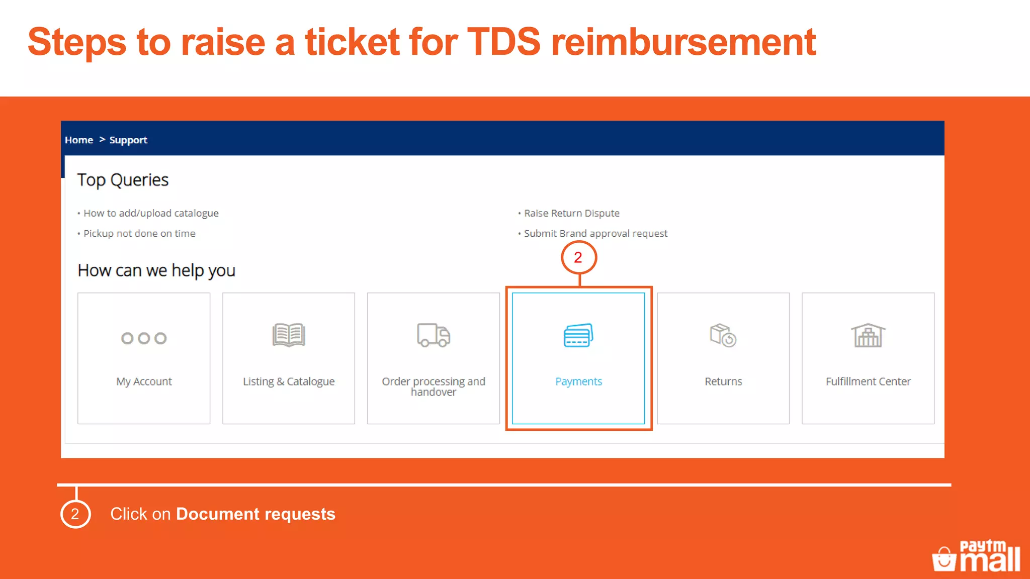 TDS reimbursement process | PDF