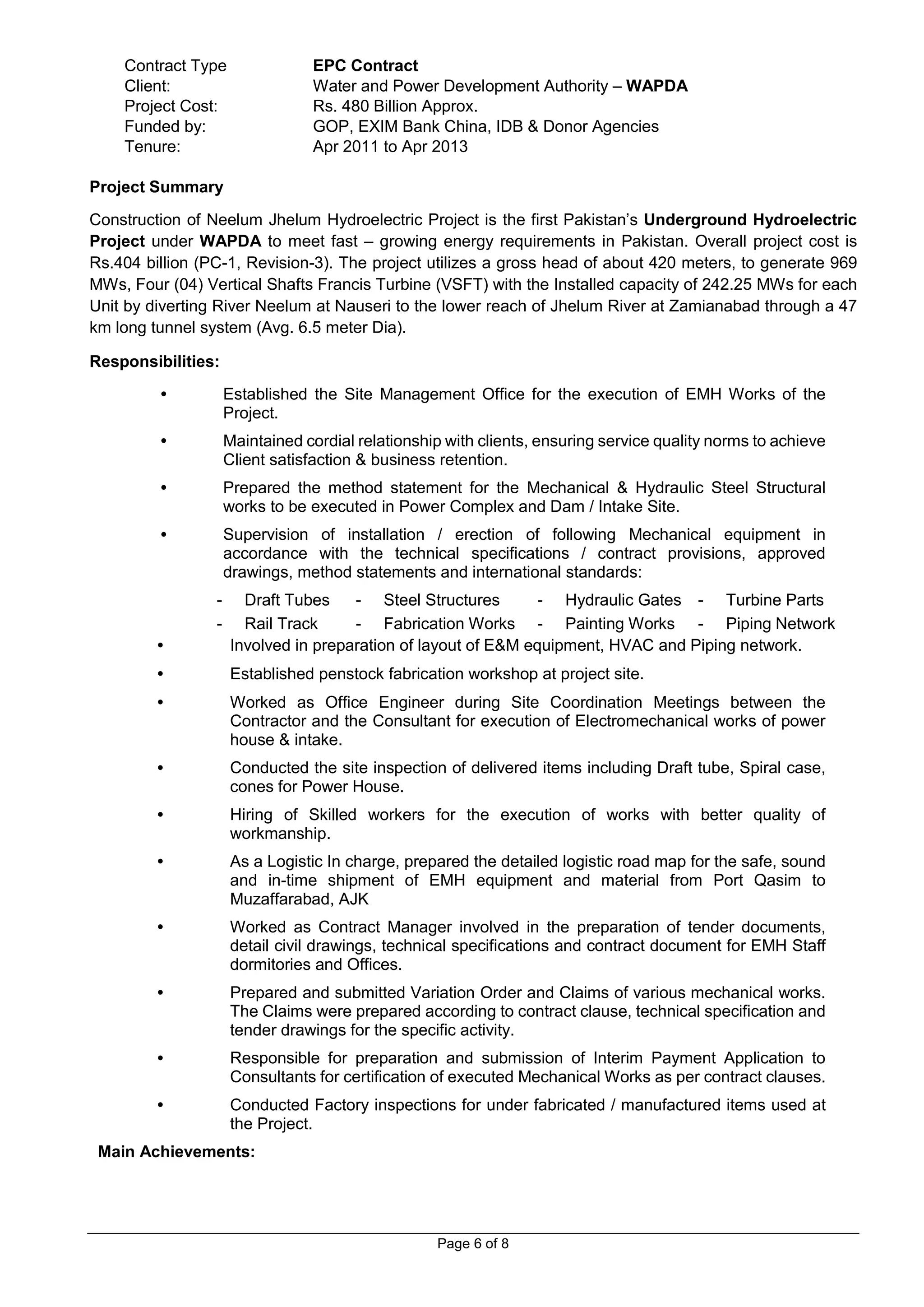 Ehsan Asghar - Hydromechanical Engineer | PDF