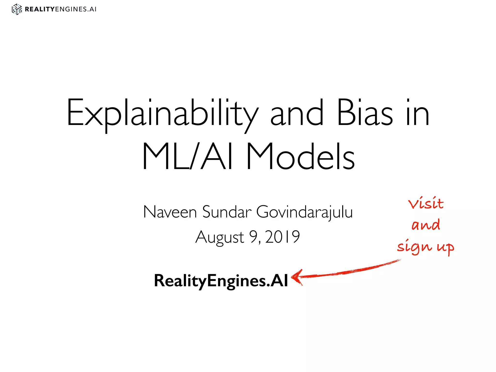 Explainability and bias in AI | PPT