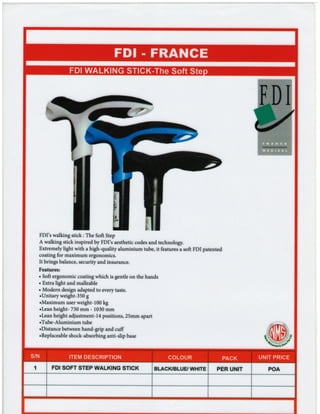 FDI ERGOTECH - Singex Medtech | PDF