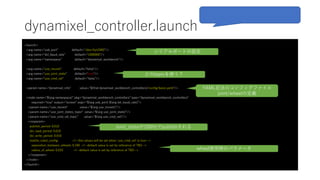 ビーズセッターロボットのためのDYNAMIXEL Workbenchの評価 | PPT