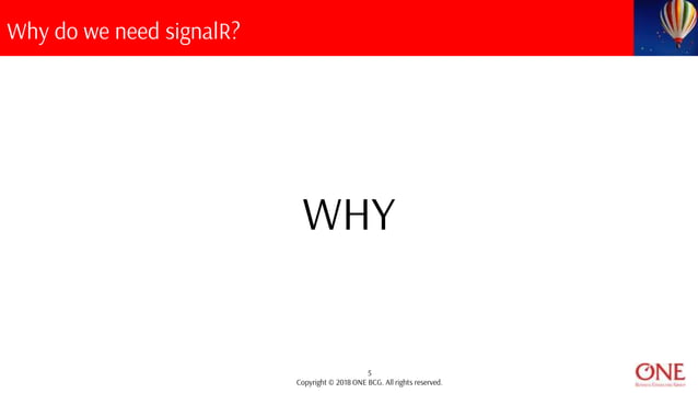 Brushing skills on SignalR for ASP.NET developers | PPT