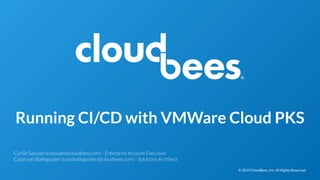 Running CI/CD with VMWare Cloud PKS and Jenkins X | PDF