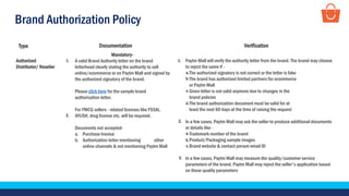 Brand authorisation process | PDF