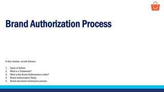 Brand authorization process | PDF