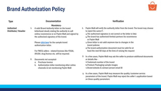 Brand authorization process | PDF