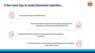 Documents required for signup | PPT